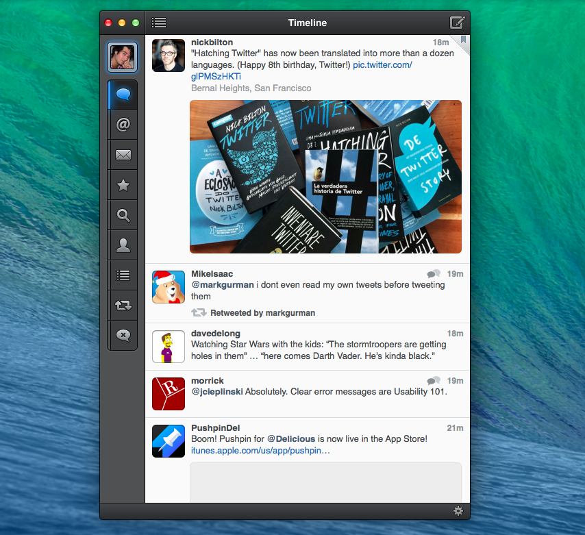 Tweetbot for Mac Updated with Large Thumbnails Option, Three-Finger Gesture Fix - MacStories